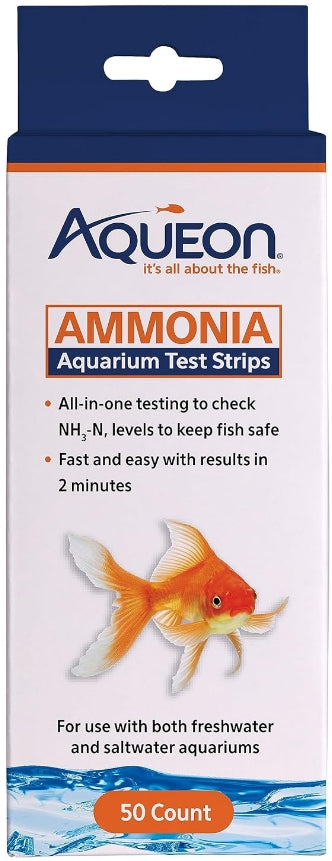 Aqueon Ammonia Aquarium Test Strips – Petocart
