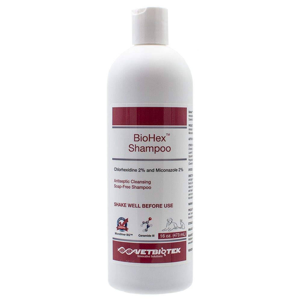 Vetbiotek Biohex Chlorhexidine And Microsilver Shampoo For Skin Infect ...