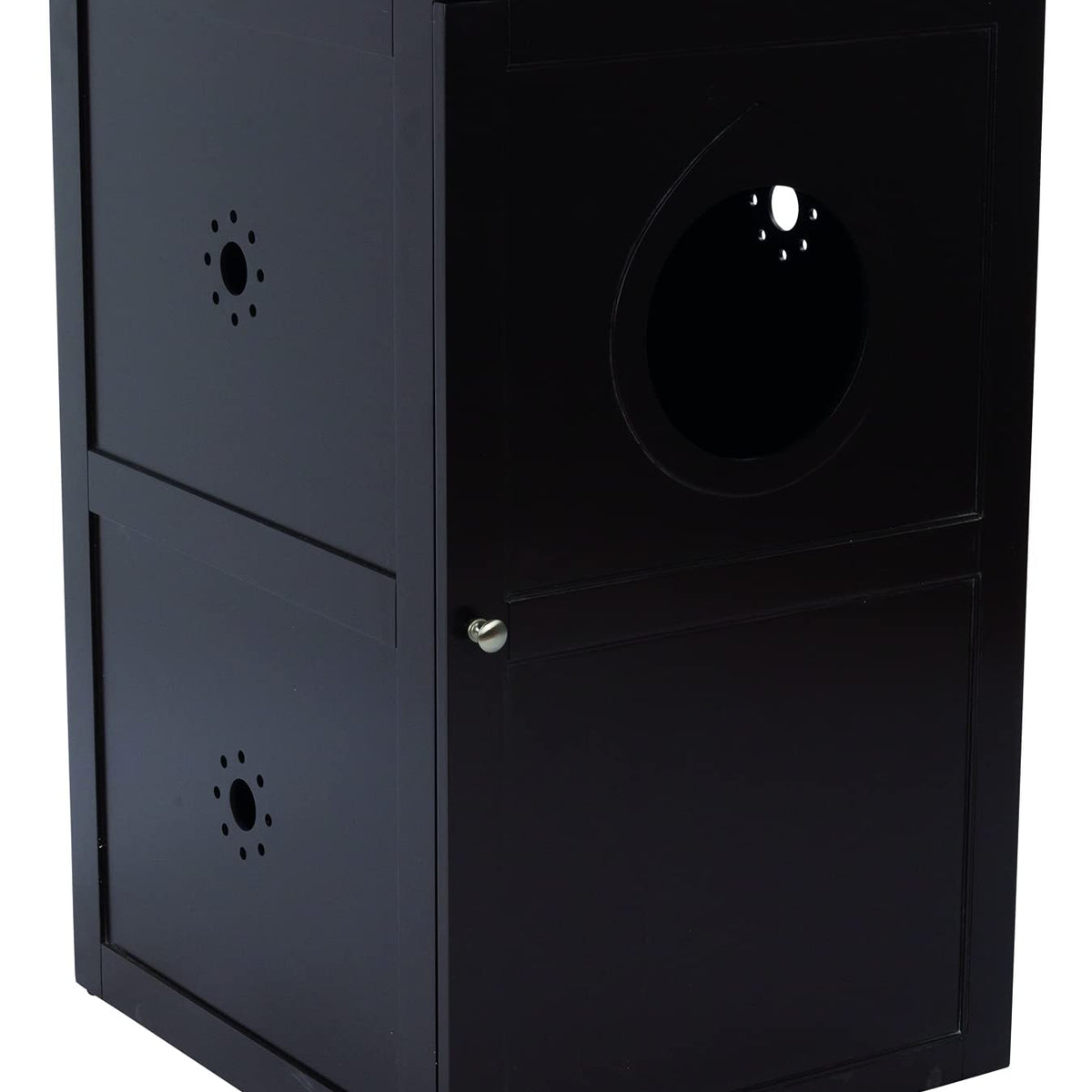 Trixie 2-Story Furniture Style Litter Box Enclosure And Pet Home, Hidd ...