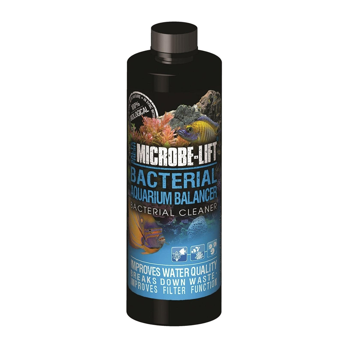 MICROBE-LIFT Bacterial Cleaner and Balancer for Salt and Fresh Water ...