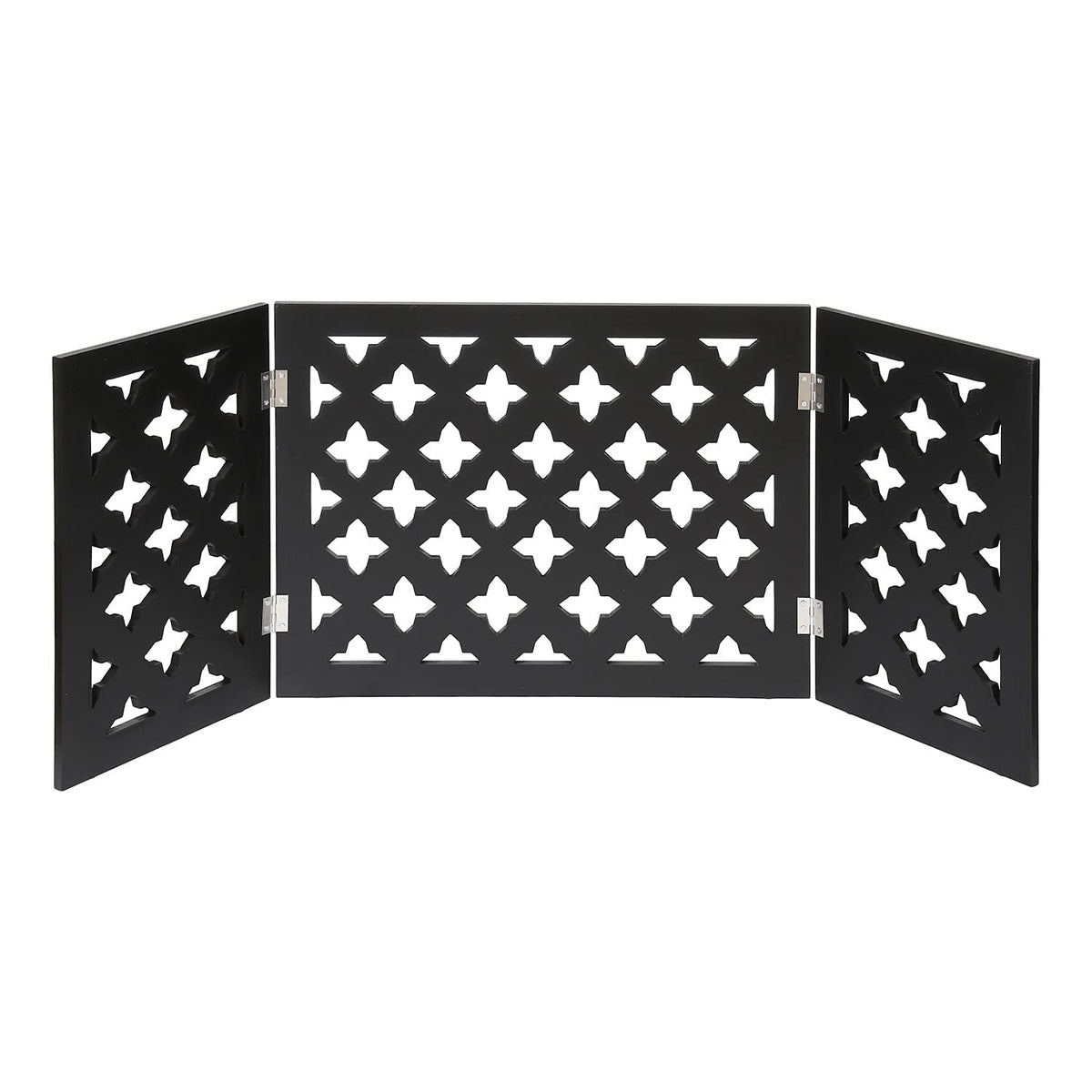 Indoor/Outdoor Solid Wood Starlight Design Freestanding Foldable Adjus ...