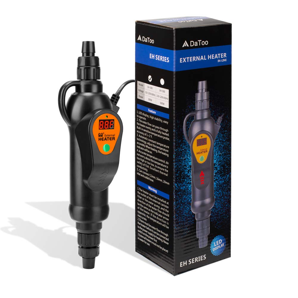 Datoo Aquarium External Heater In-Line Fish Tank External Heater 300W ...