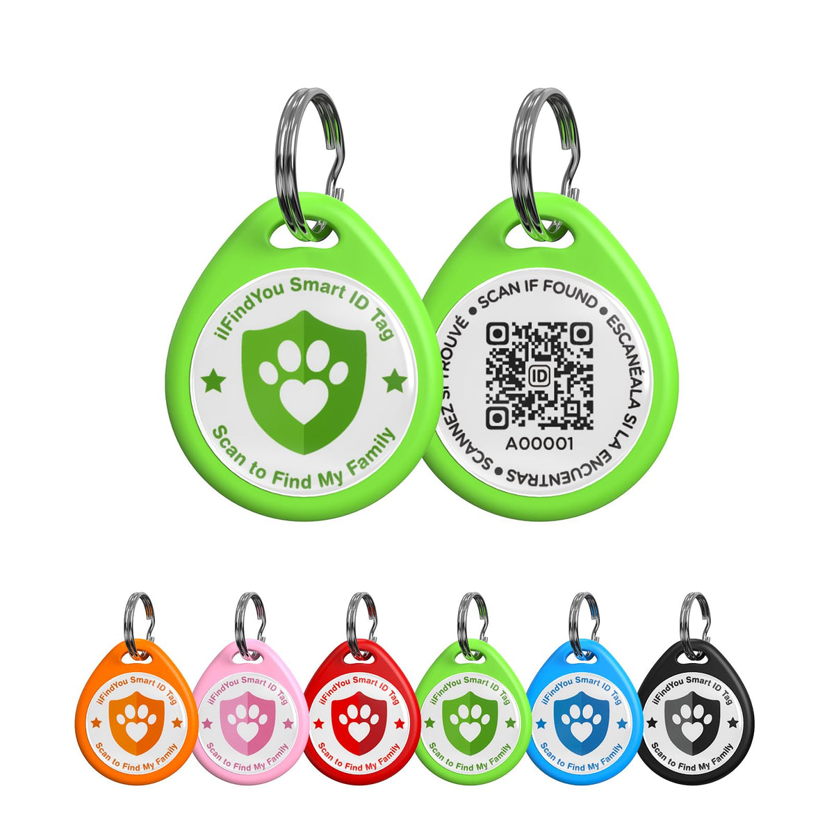 Ilfindyou Cat Tags Personalized Small, Qr Code Cat Name Tag For Cat Ki ...
