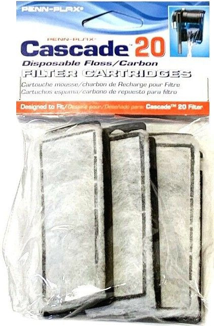 Cascade 20 Power Filter Replacement Carbon Filter Cartridges – Petocart
